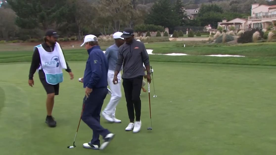 Timothy O'Neal makes birdie putt on No. 2 at Pure Insurance