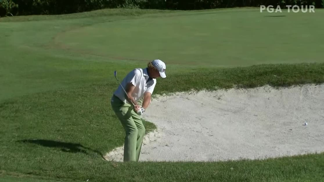 Tim Petrovic makes birdie on No. 18 in Round 2 at Schwab Series at Bass Pro