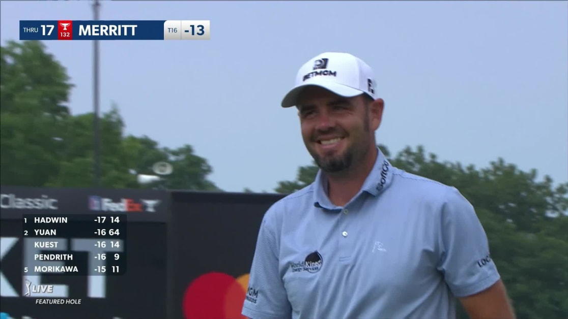 Troy Merritt makes birdie at Rocket Mortgage