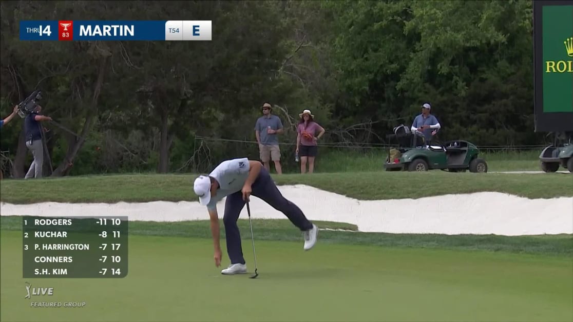 Ben Martin gets up-and-down from greenside bunker at Valero