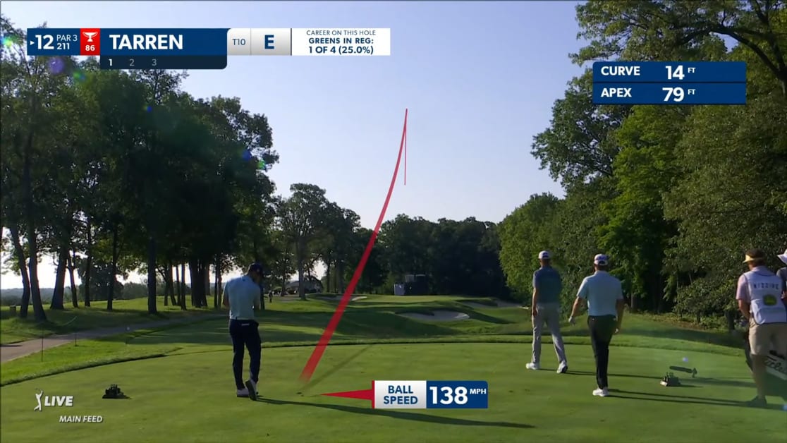 Callum Tarren sticks tee shot to set up birdie at John Deere