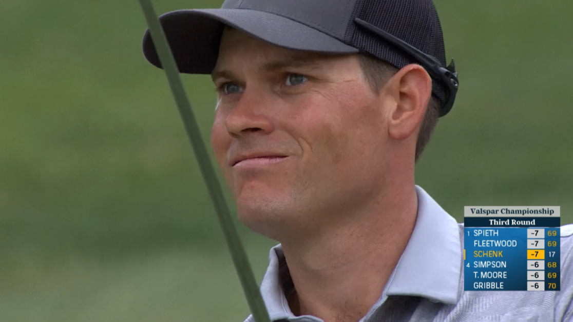Adam Schenk’s clutch approach to take the lead is the Shot of the Day