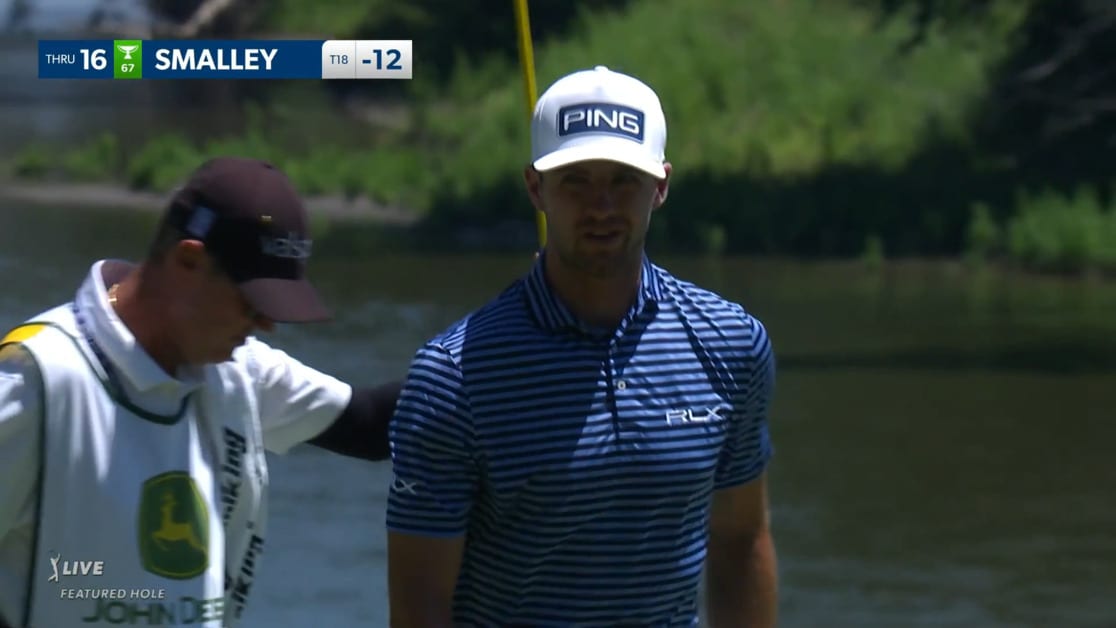 Alex Smalley makes birdie on No. 16 at John Deere