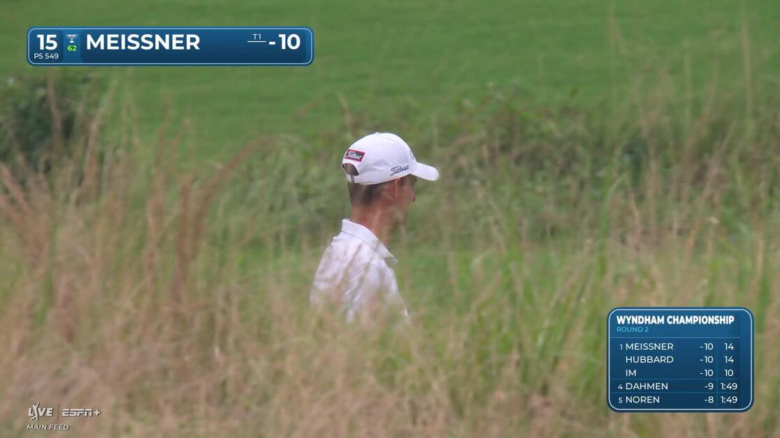 Mac Meissner makes birdie on No. 15 at Wyndham