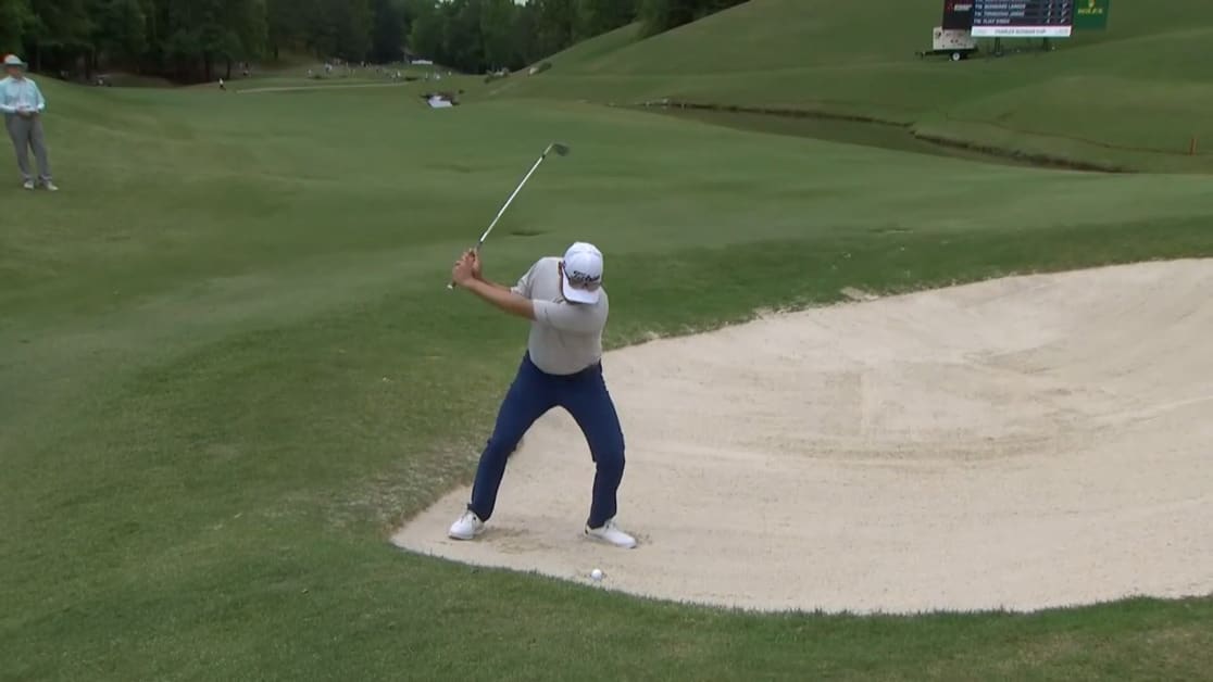 Charlie Wi uses bunker play to set up birdie at Tradition