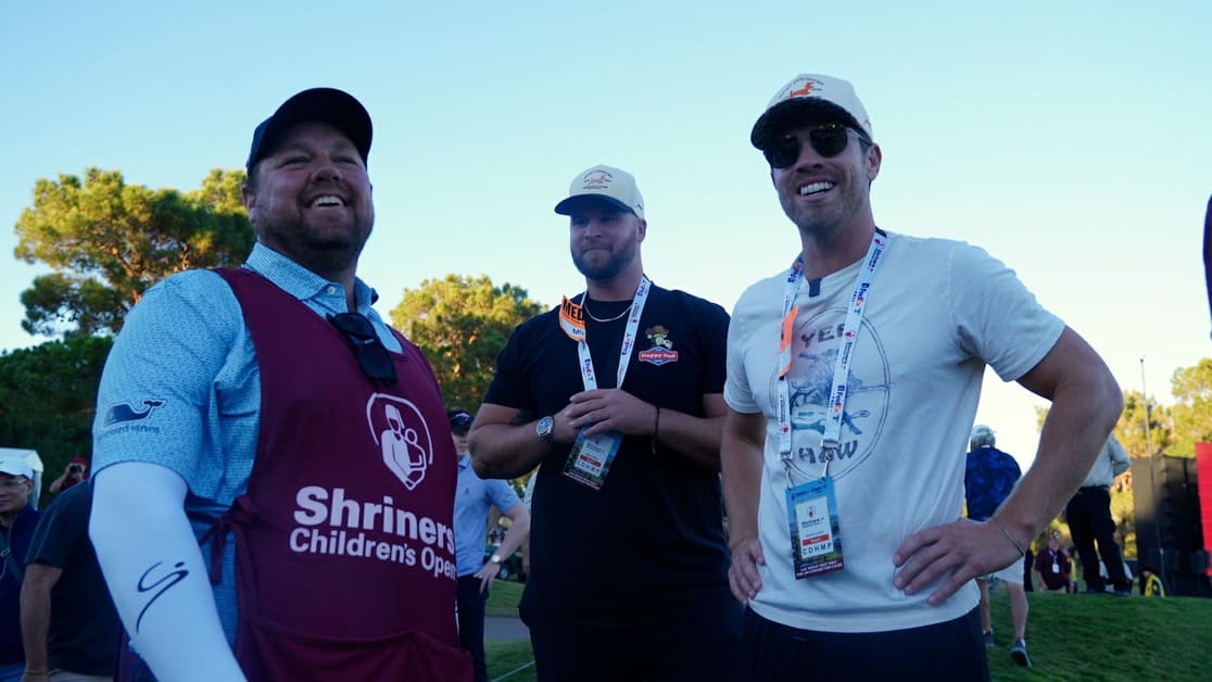 Singer-songwriter Dustin Lynch visits the 2024 Shriners Children’s Open