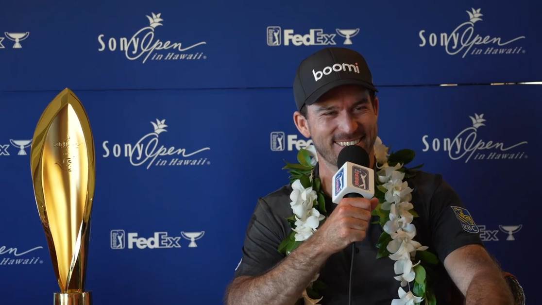 Nick Taylor’s news conference after winning Sony Open