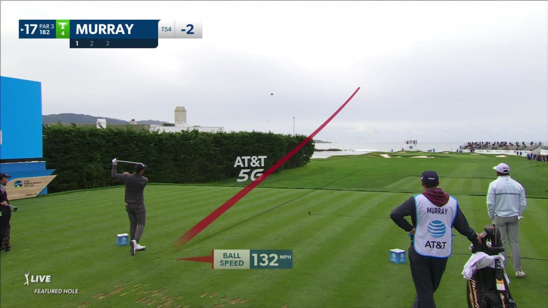 Grayson Murray makes birdie on No. 17 at AT&T Pebble Beach