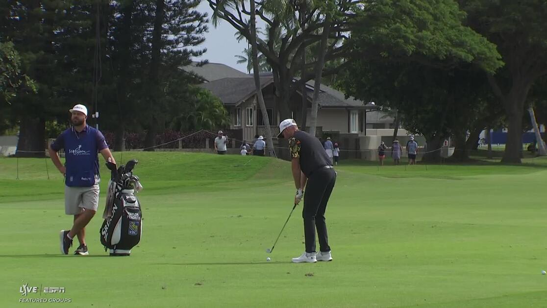 Taylor Pendrith hits 138-yard approach to 5 feet, sets up birdie on No ...