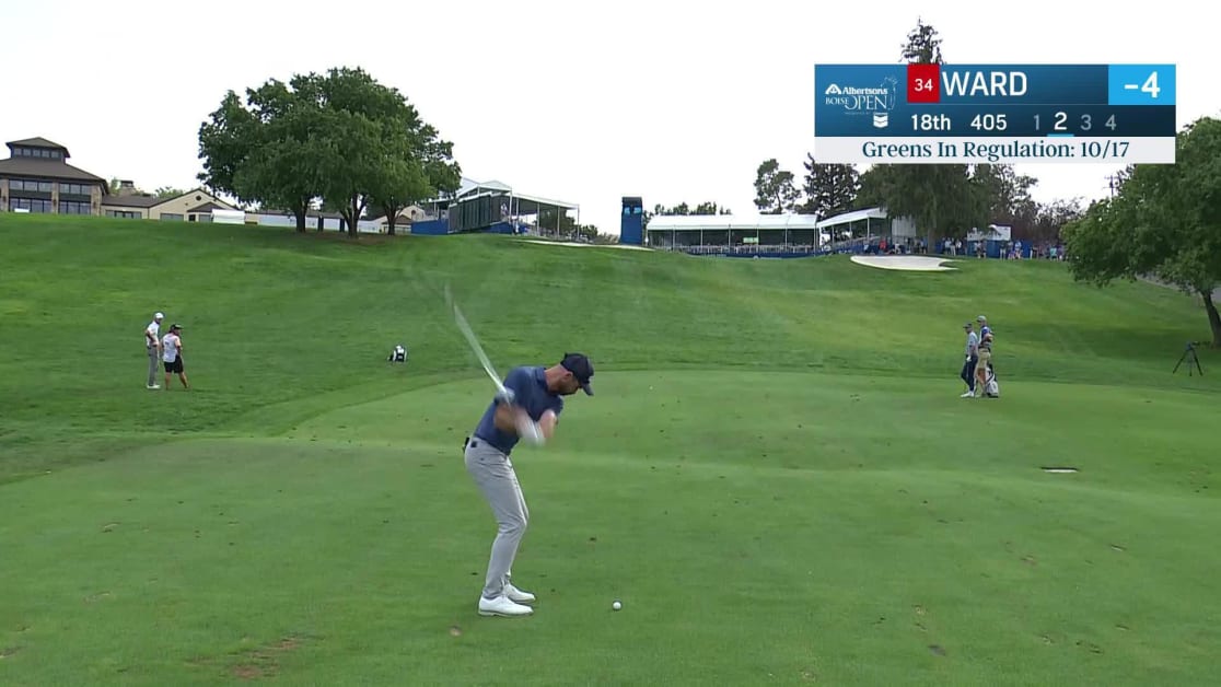 Dalton Ward makes birdie on No. 18 at Albertsons Boise Open