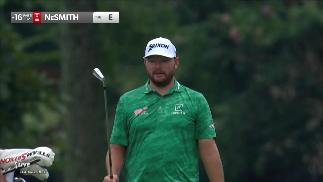 Matthew NeSmith reaches green in two setting up birdie at FedEx St. Jude