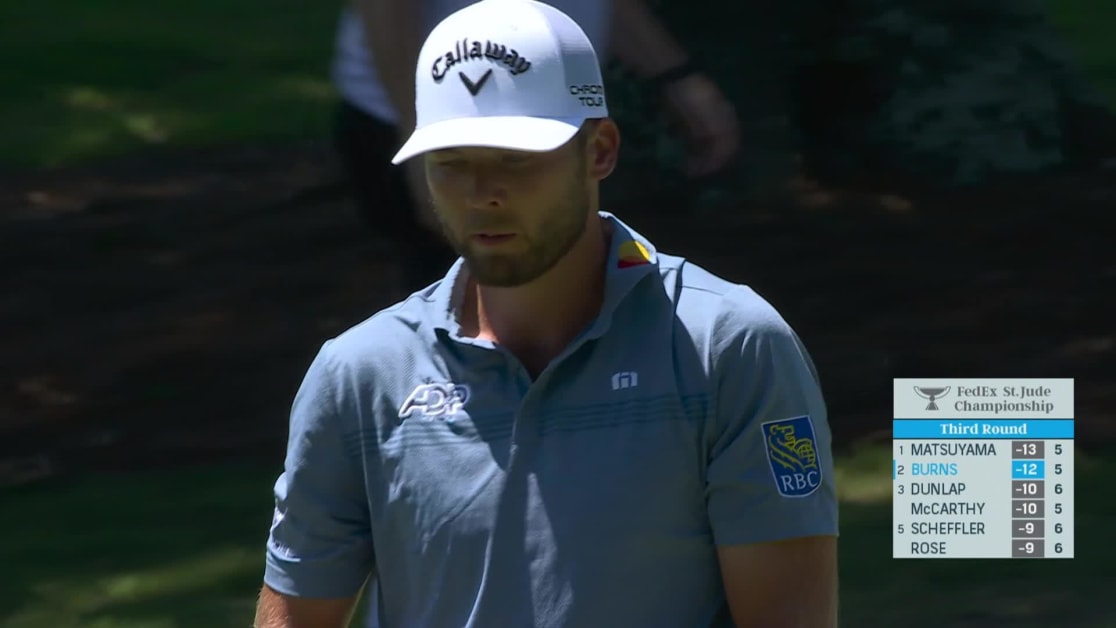 Sam Burns makes birdie on No. 6 at FedEx St. Jude
