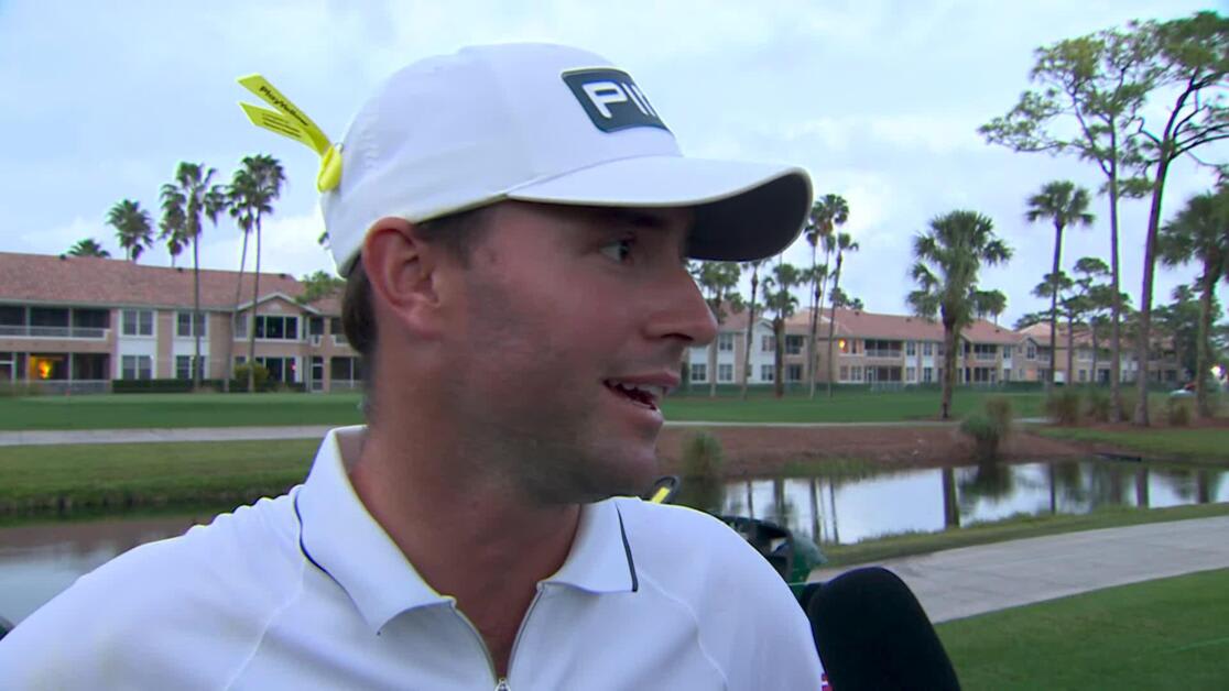 Austin Eckroat's interview after Round 4 suspension of Cognizant Classic