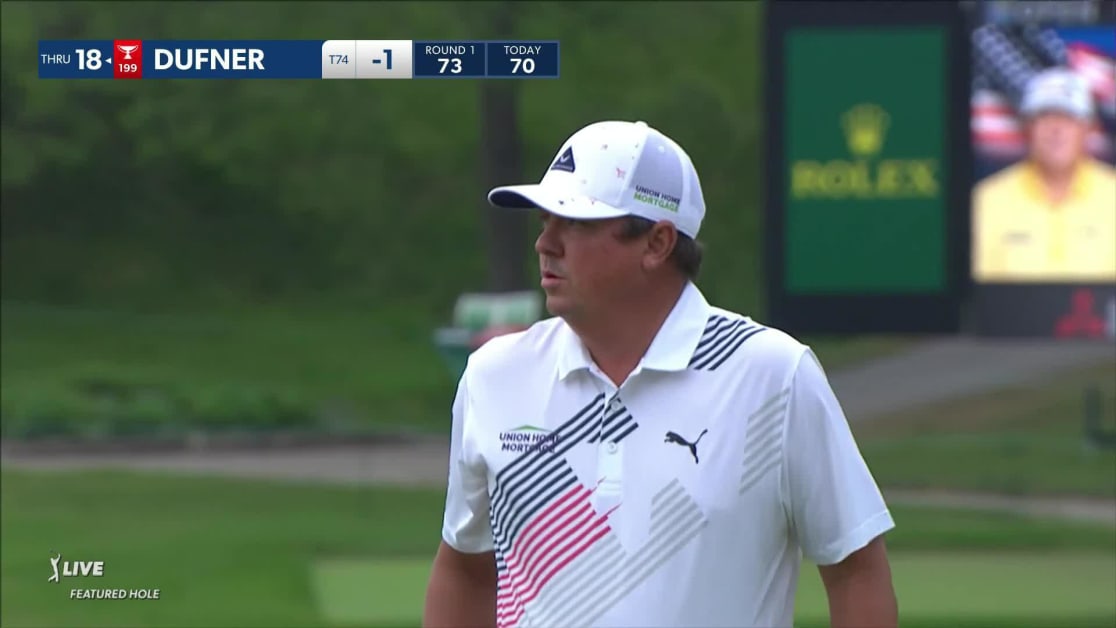 Jason Dufner makes birdie on No. 9 at RBC Canadian