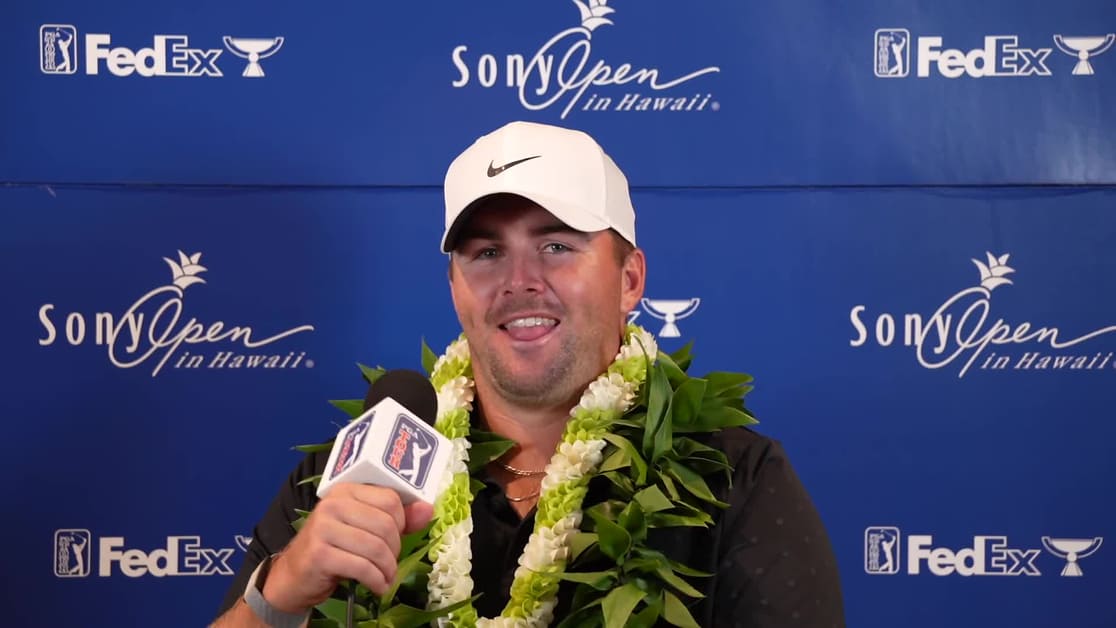 Chris Gotterup’s news conference after winning Sony Open