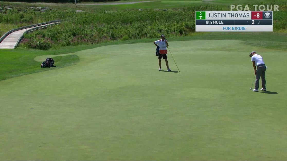 Justin Thomas’ 29-foot birdie putt at THE NORTHERN TRUST