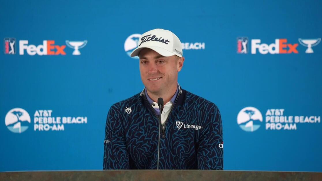 Justin Thomas on career advice before AT&T Pebble Beach