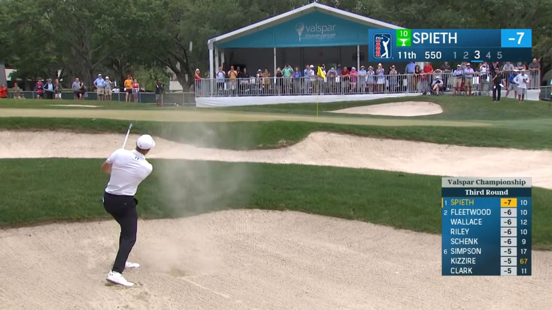 Jordan Spieth's impressive bunker play yields birdie at Valspar
