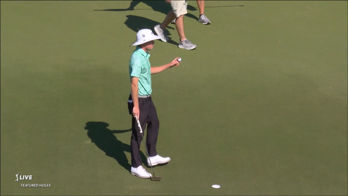 Joe Highsmith makes birdie on No. 15 at Houston Open