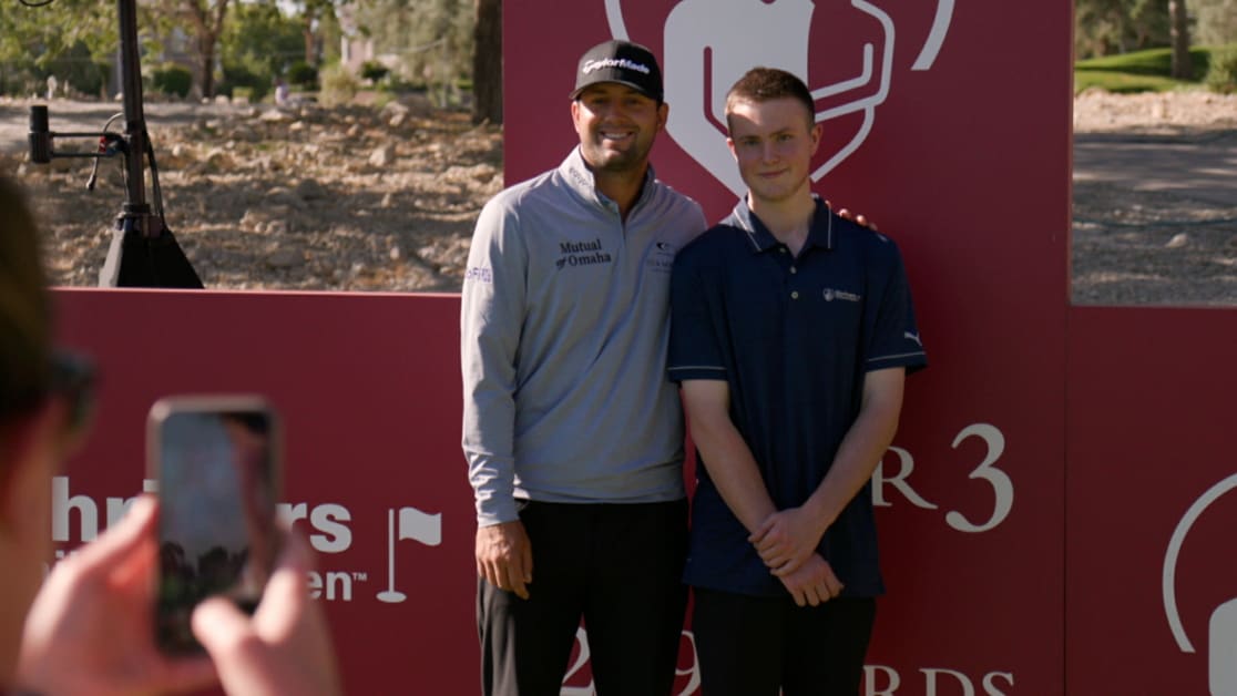 Taylor Montgomery meets Shriners Patient Ambassador