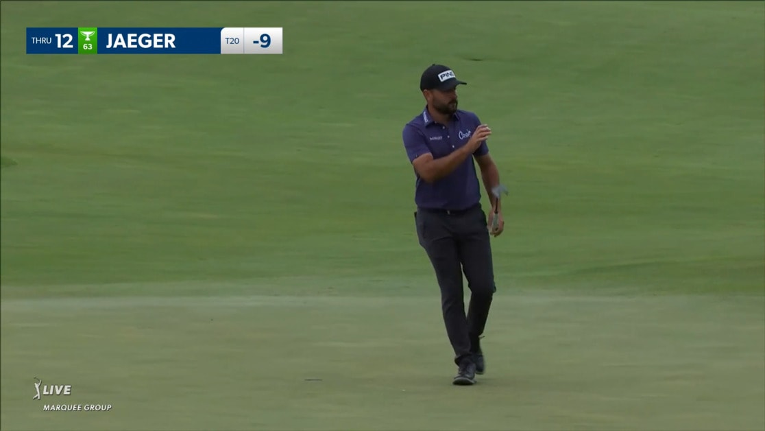 Stephan Jaeger cards birdie at 3M Open