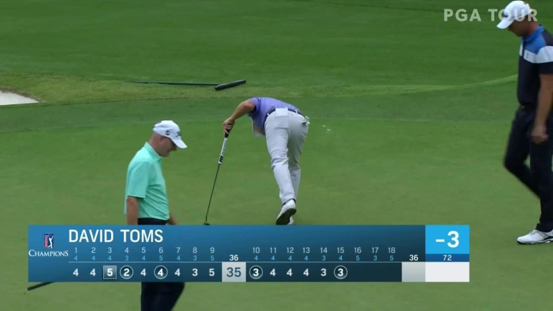 David Toms makes birdie on No. 15 at Dominion Energy