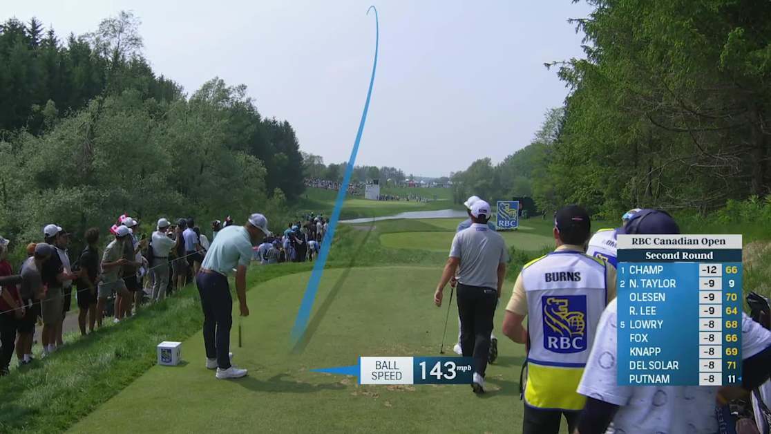 Sam Burns makes birdie on No. 11 at RBC Canadian