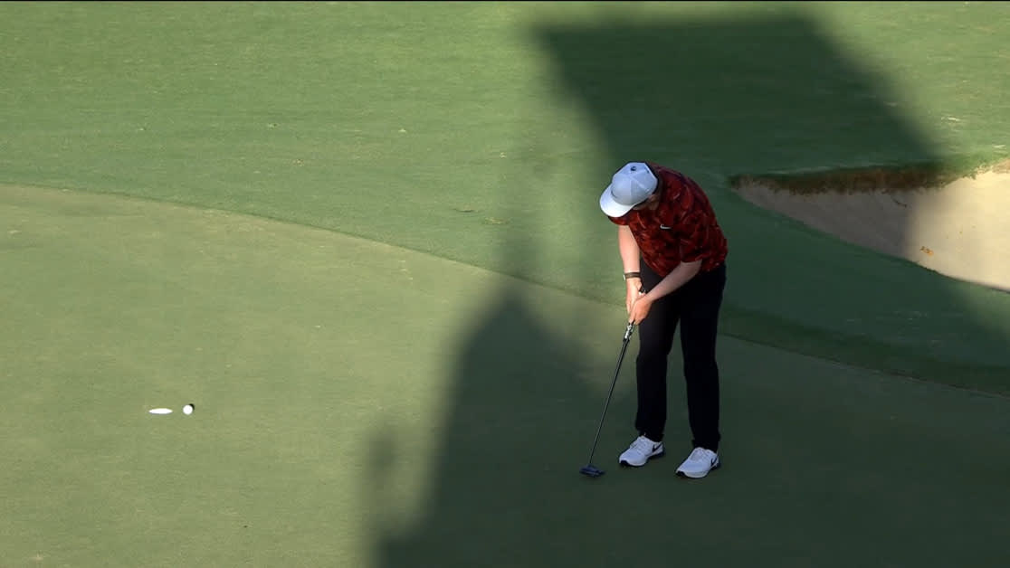 Robert MacIntyre makes birdie putt at Sony Open