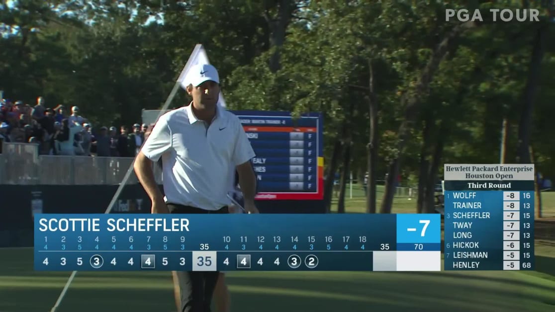 Scottie Scheffler's wedge off the tee and birdie at Houston Open