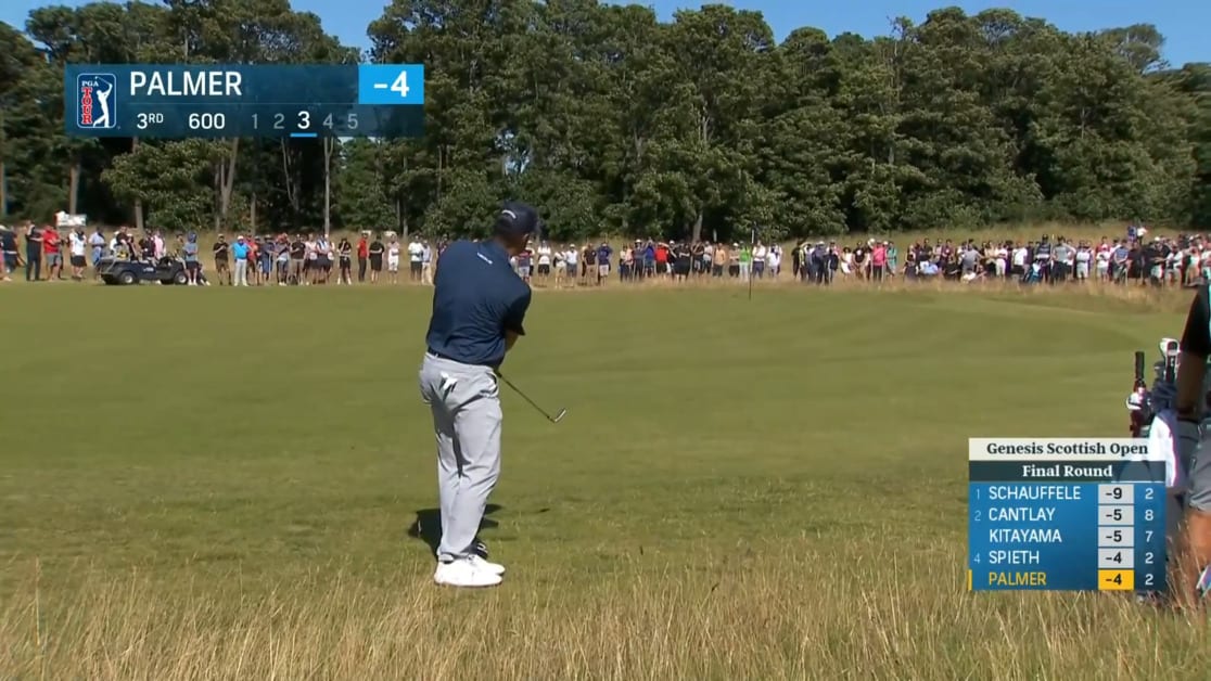 Ryan Palmer gets up-and-down from fringe for birdie at Genesis Scottish ...
