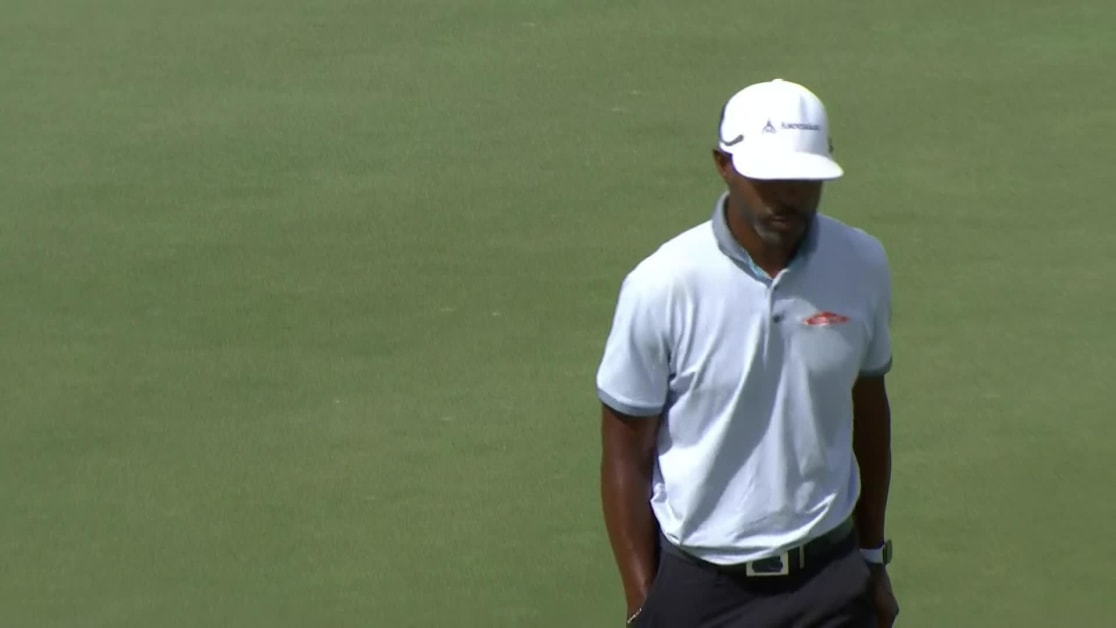 Timothy O'Neal birdies the last at Tradition