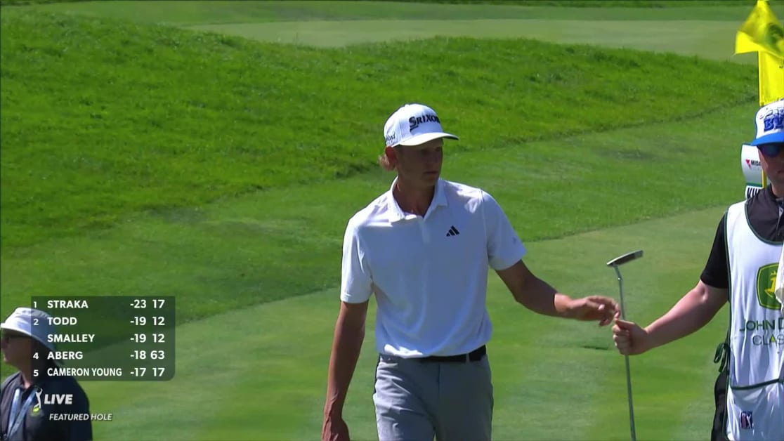Peter Kuest converts birdie at John Deere