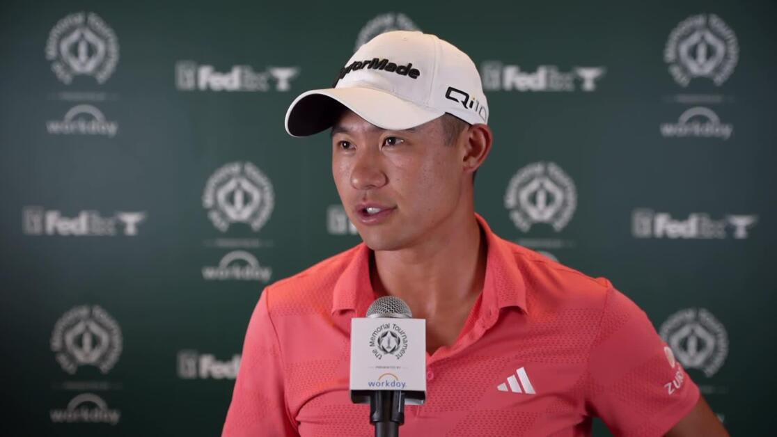 Collin Morikawa’s interview after Round 1 of the Memorial