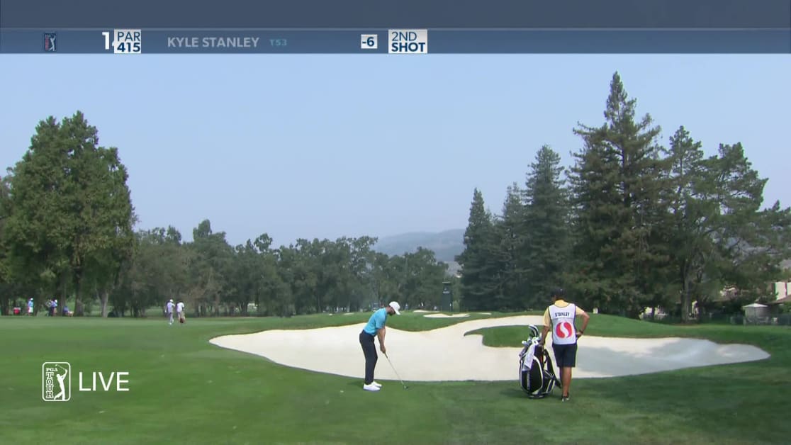 Kyle Stanley is dialed in at Safeway Open