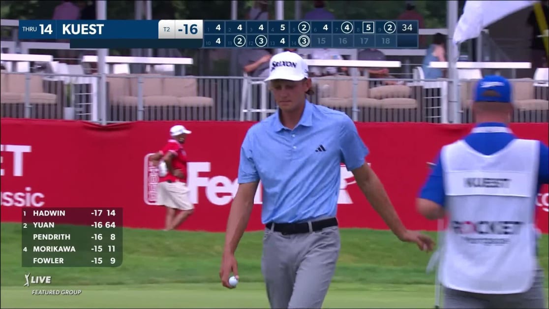 Peter Kuest's impressive second leads to eagle at Rocket Mortgage
