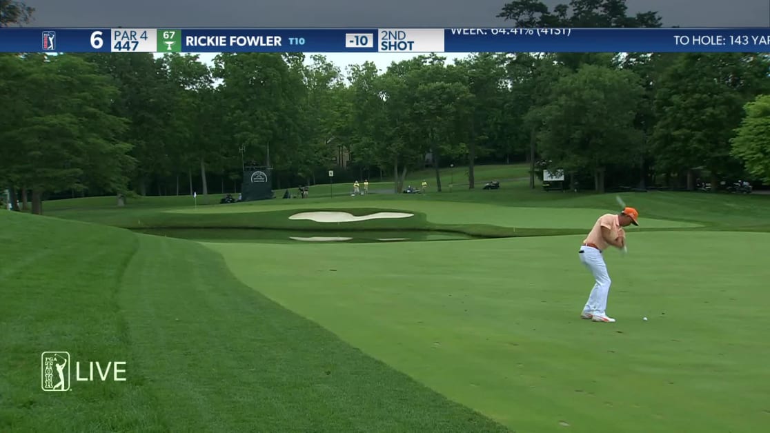 Rickie Fowler sticks approach to set up birdie at Workday