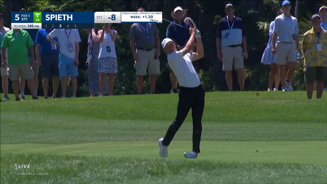Jordan Spieth uses nice approach to set up birdie at RBC Heritage
