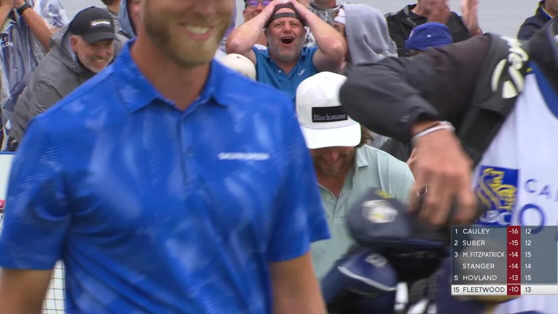 Tommy Fleetwood hits tee shot to 2 feet, sets up birdie on No. 14 at ...