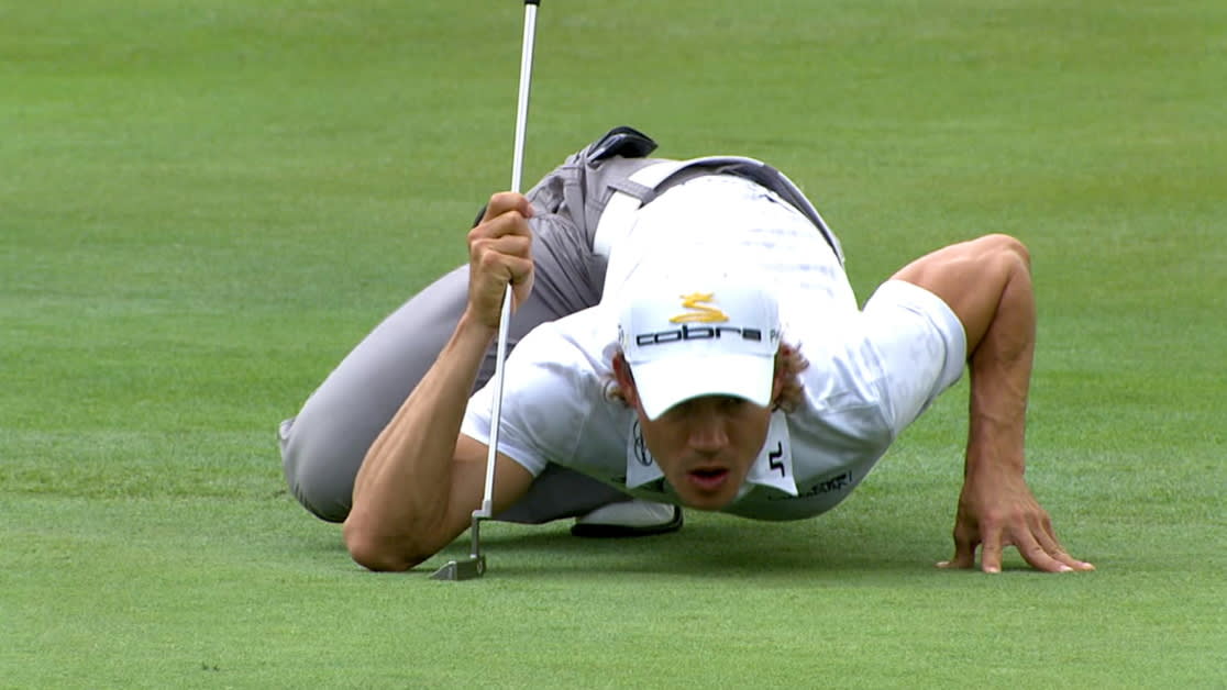 Camilo Villegas and his unique “Spider-Man” routine