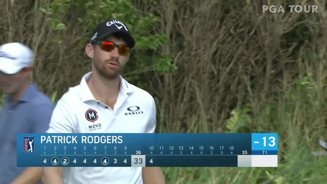 Patrick Rodgers’ lengthy par save at Bermuda