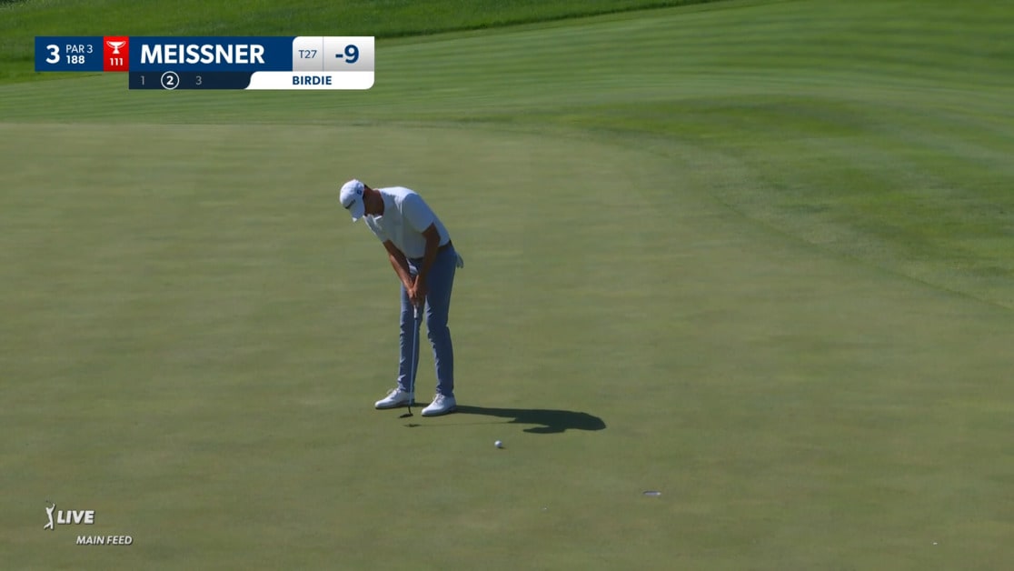 Mac Meissner sends in birdie at John Deere