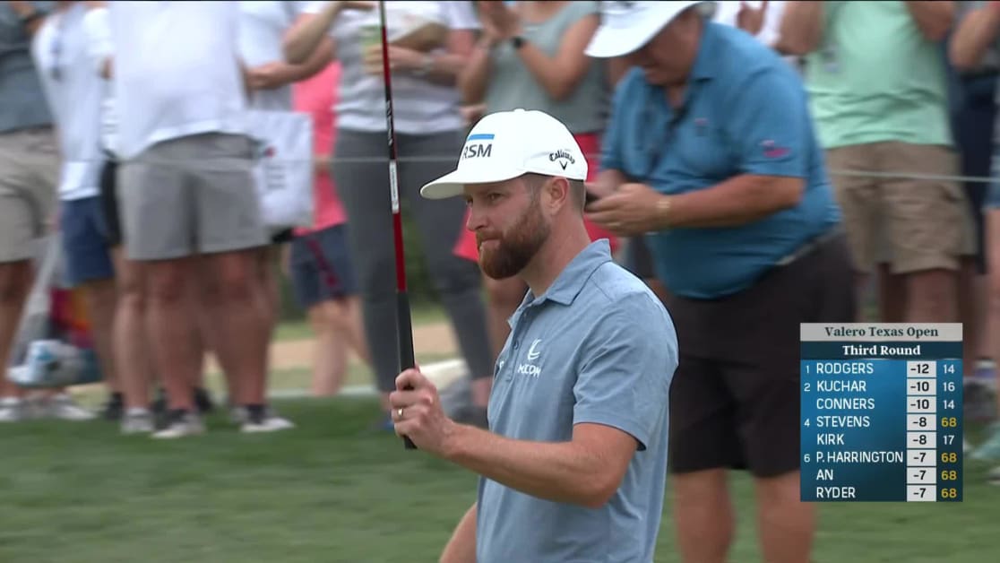 Chris Kirk sinks 55-foot eagle putt at Valero