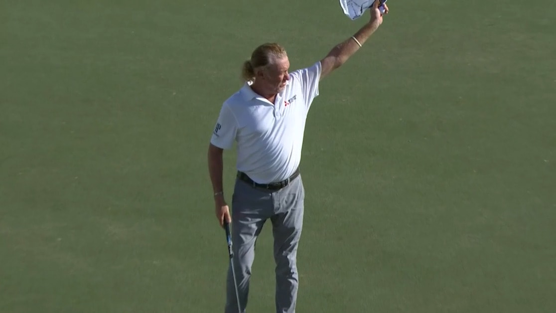 Miguel Angel Jiménez closes with birdie at Chubb Classic