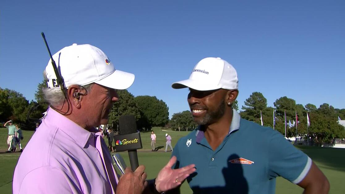 Timothy O’Neal’s emotional interview after winning Dominion Energy