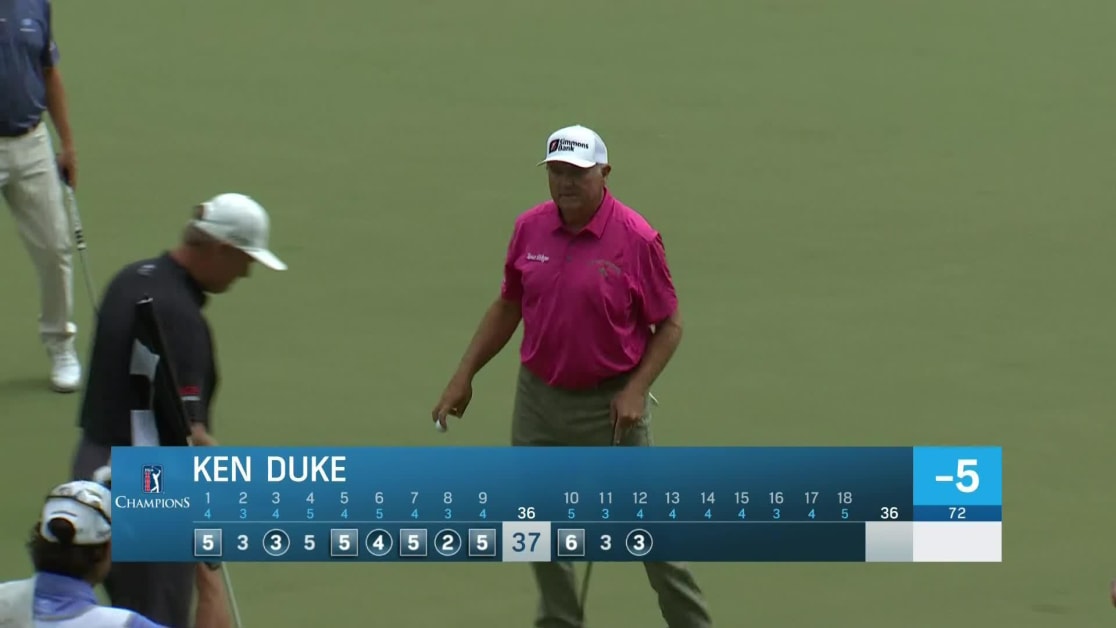 Ken Duke makes birdie on No. 12 at Mitsubishi Electric Classic