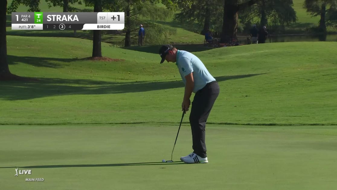 Sepp Straka makes short birdie putt at FedEx St. Jude