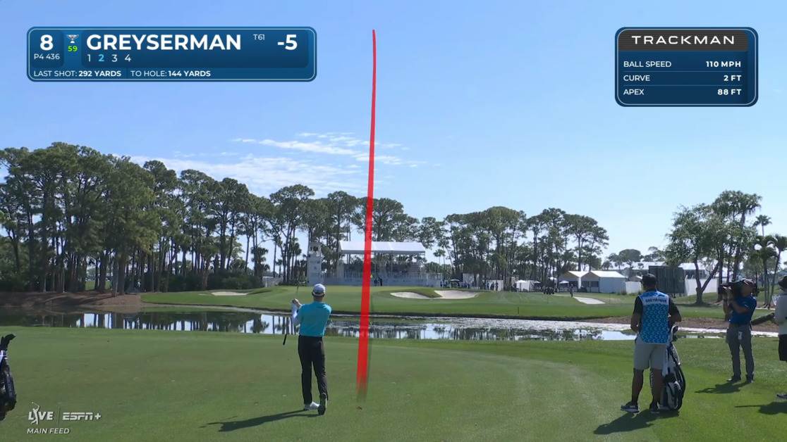 Max Greyserman throws dart from 144 yards at Cognizant Classic