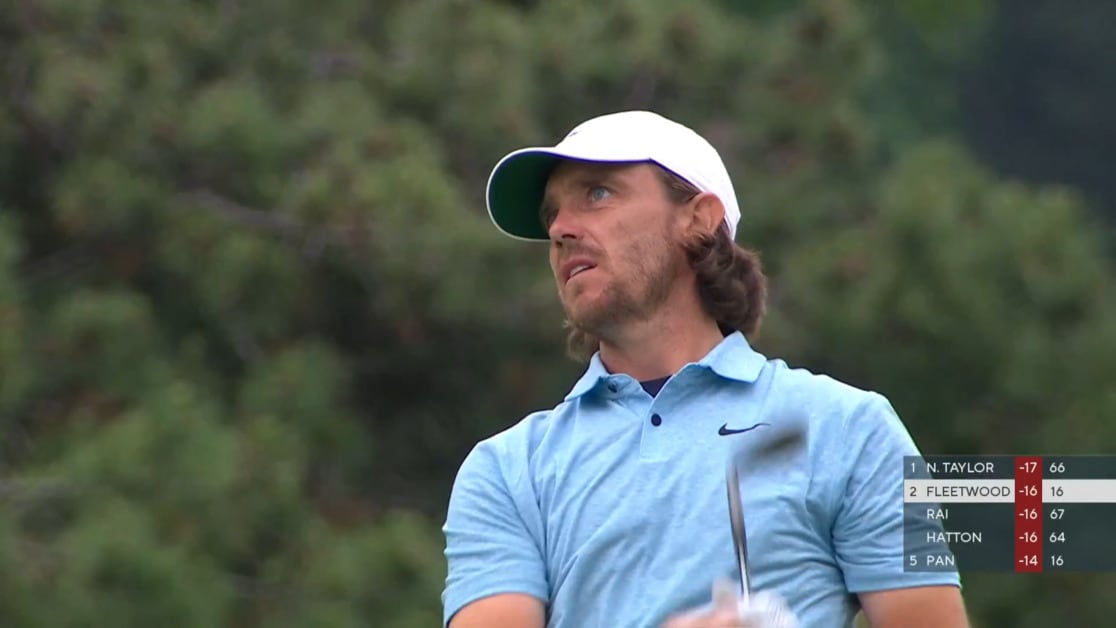 Tommy Fleetwood spins it tight to set up birdie to tie the lead at RBC ...
