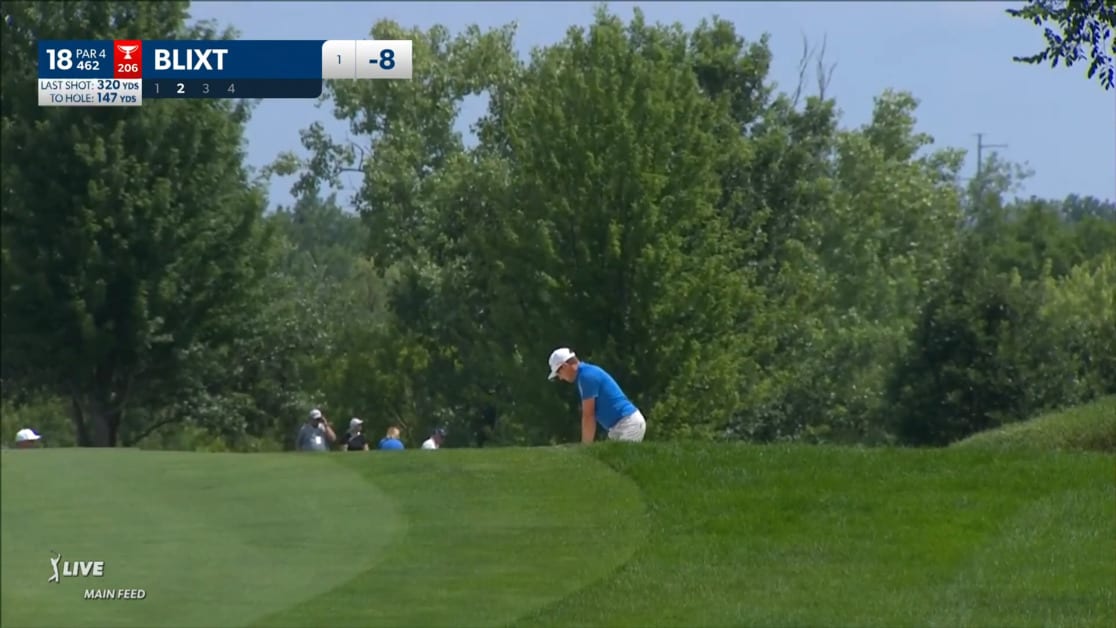 Jonas Blixt dials in second to yield birdie at John Deere