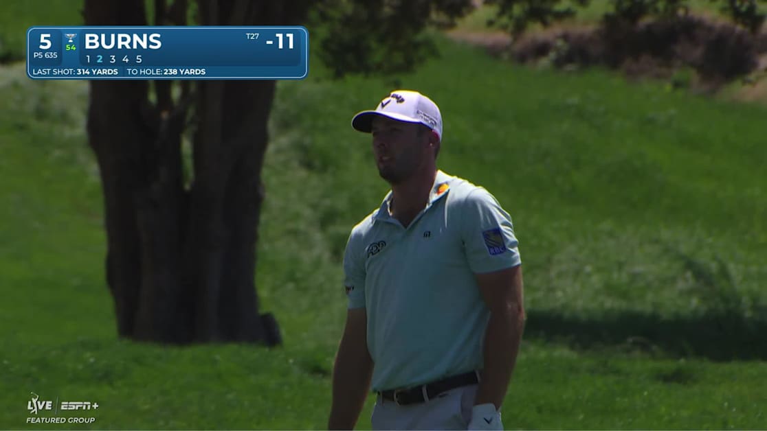 Sam Burns makes birdie on No. 5 at THE CJ CUP